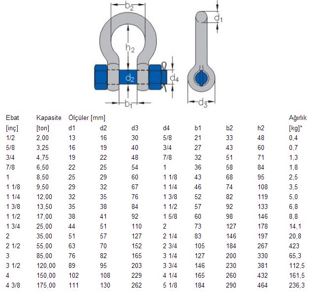 TONAJLI KİLİT OMEGA G209 SOMUNLU , Powerlift Taşıma ve Kaldırma ...
